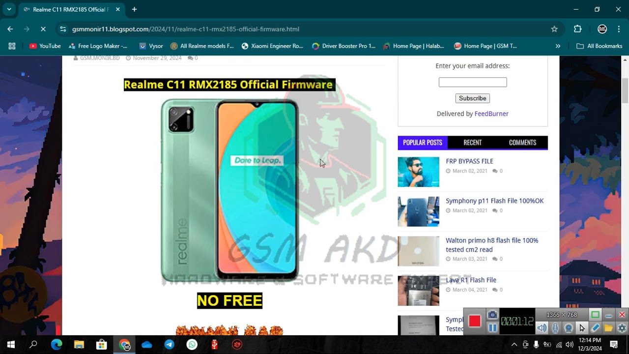 Realme C11 RMX2185 Official Firmware #firmware #flashfile - YouTube