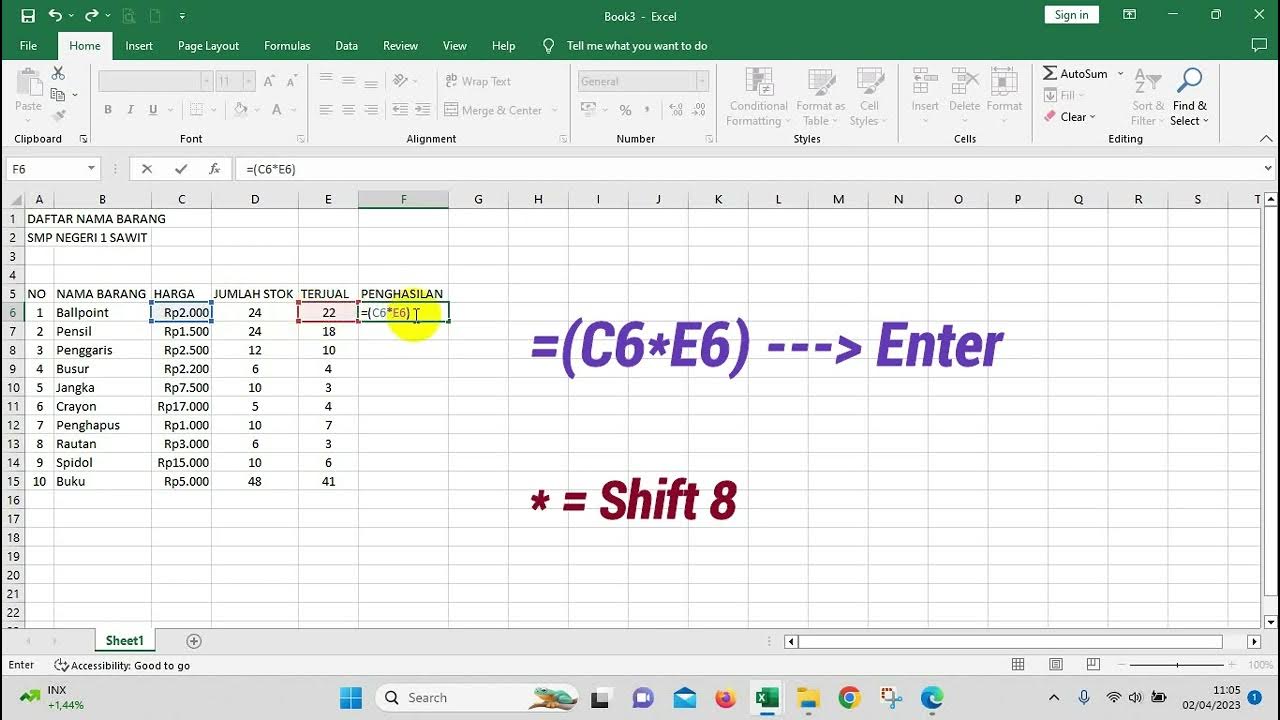 Praktik Excel Part 1 - YouTube
