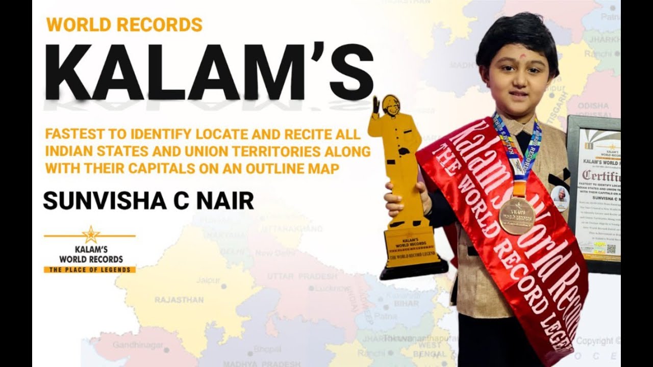 Congratulations To Sunvisha For Achieving Kalam s World Records Christ Congratulations To Sunvisha For Achieving Kalam s World Records Christ