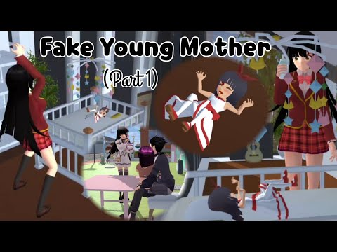 Fake young mother (Part 1) | Sad Story | Sakura School Simulator