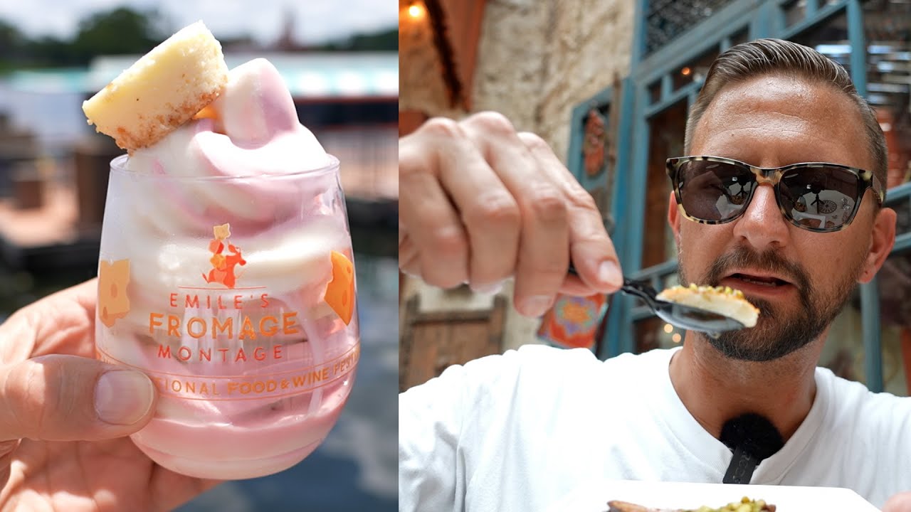 Trying The Cheese Stroll At Disney EPCOT's Food & Wine Festival! | Emil ...