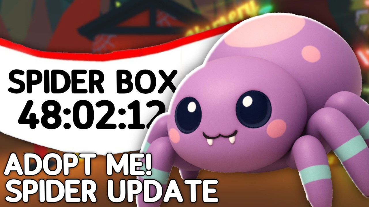 Adopt Me Spider Box Update! Halloween News - YouTube