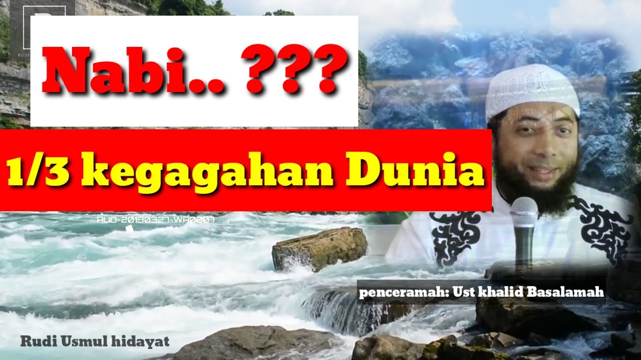 kisah nabi Yusuf ust khalid Basalamah - YouTube