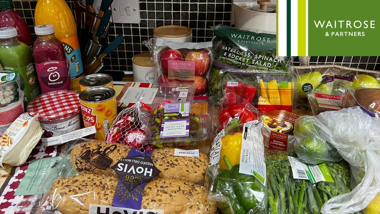 OUR WAITROSE GROCERY HAUL! - YouTube