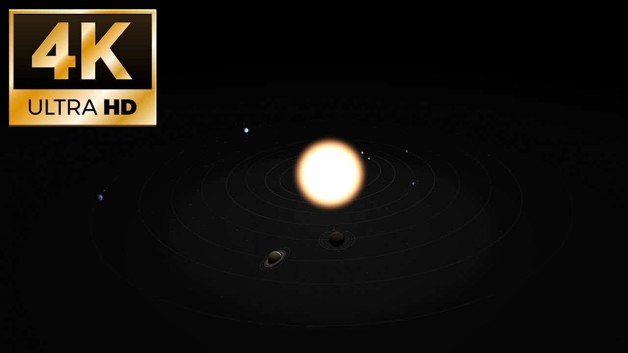 Live Wallpaper 4K Solar System Space Background - YouTube