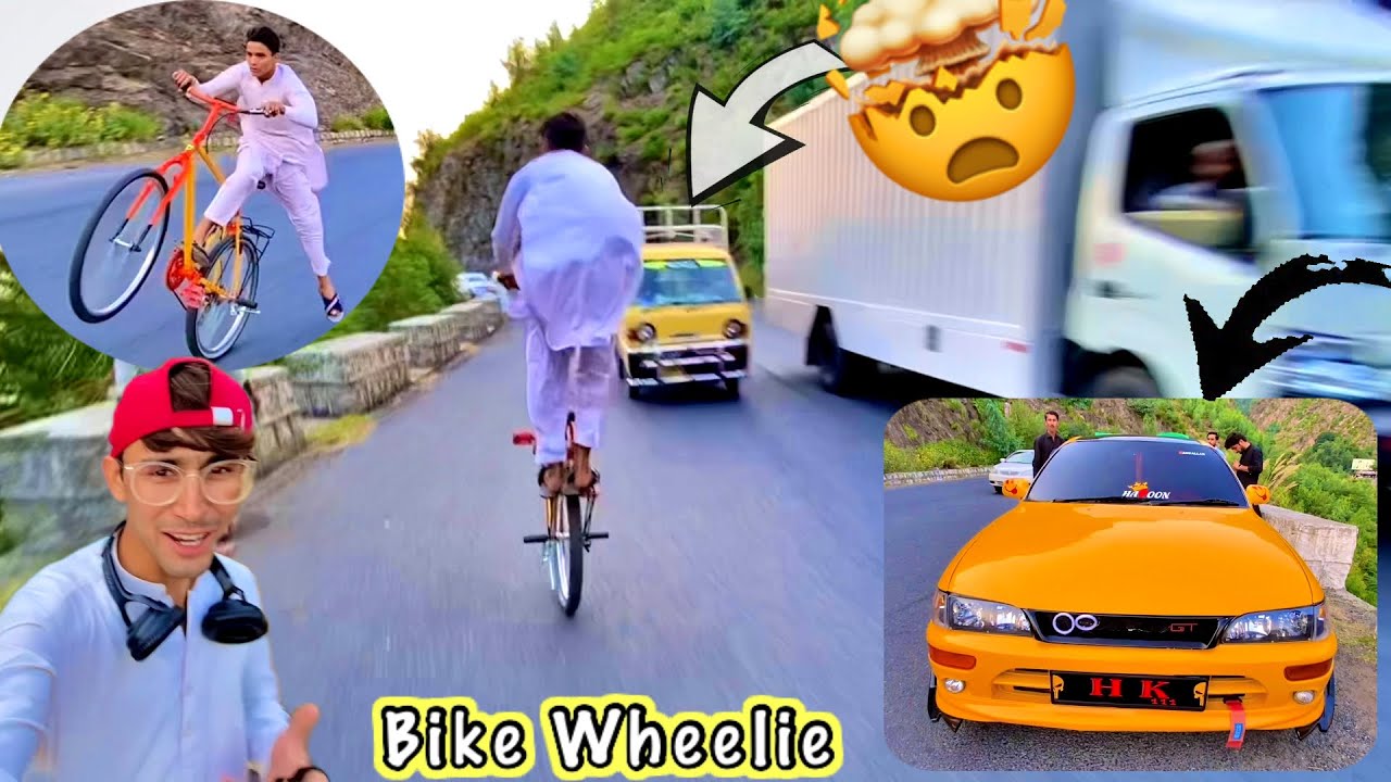 Pakistani Bike Wheelie Stunt || Cycle One Wheeling Malakand Mudassir ...