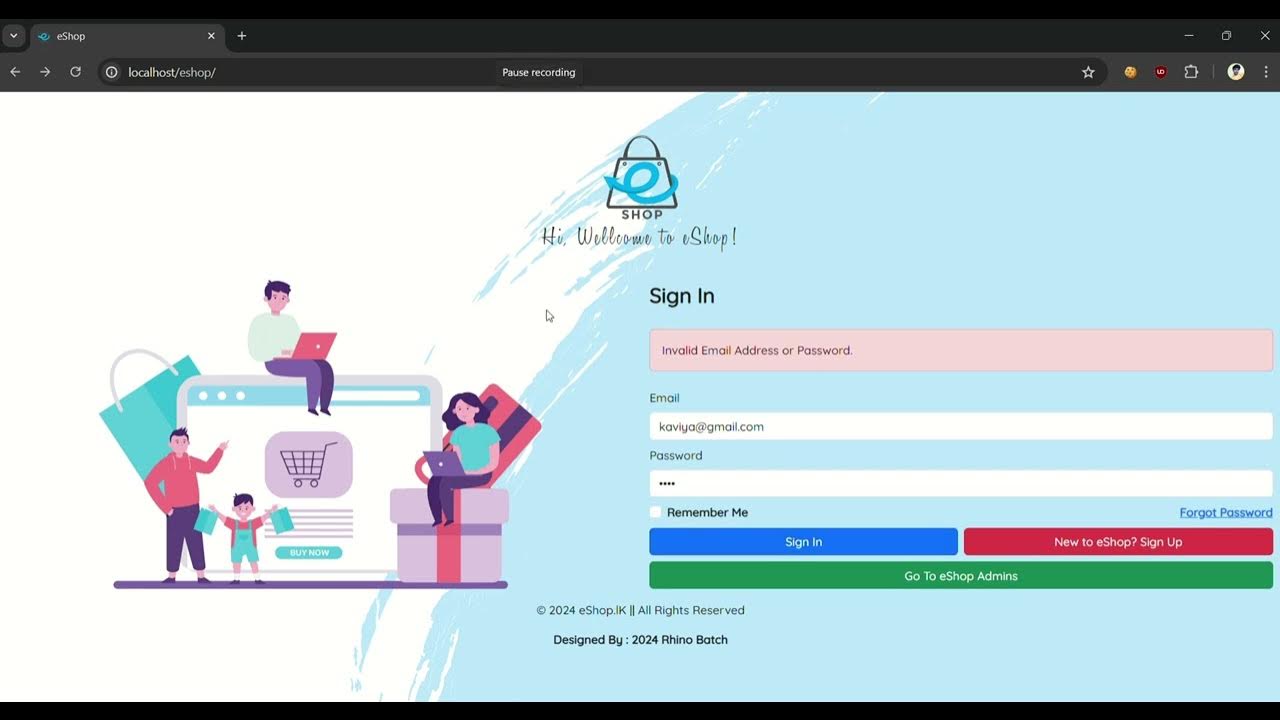 Program the user Sign in Process | Task 03 | Java Institute - YouTube