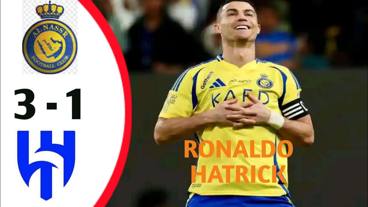 Ronaldo Shock💥. Hat Trick In 30 Minutes 💥 Al Nasser Football Highlights ...