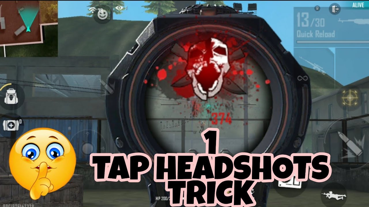 one tap headshot free fire || one tap headshot free fire || 1 शॉर्ट में ...