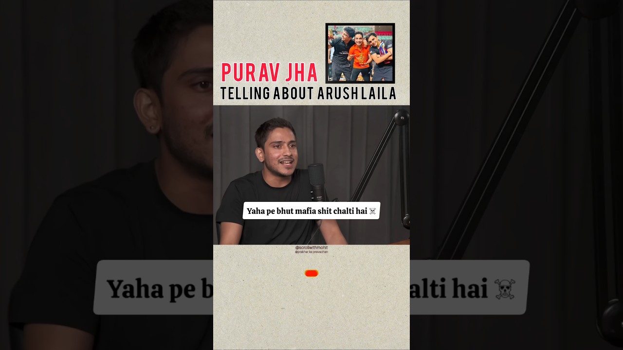 Purav jha experience with arush Laila 🤯 || #ytshorts #youtube #podcast ...