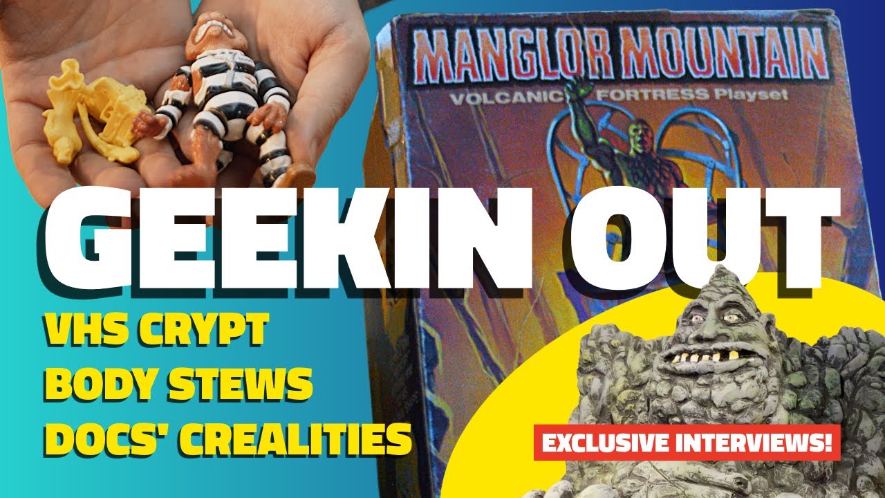 Geekin Out 2026 Guest Vendors Docs' Crealities, VHS Crypt, and Body ...