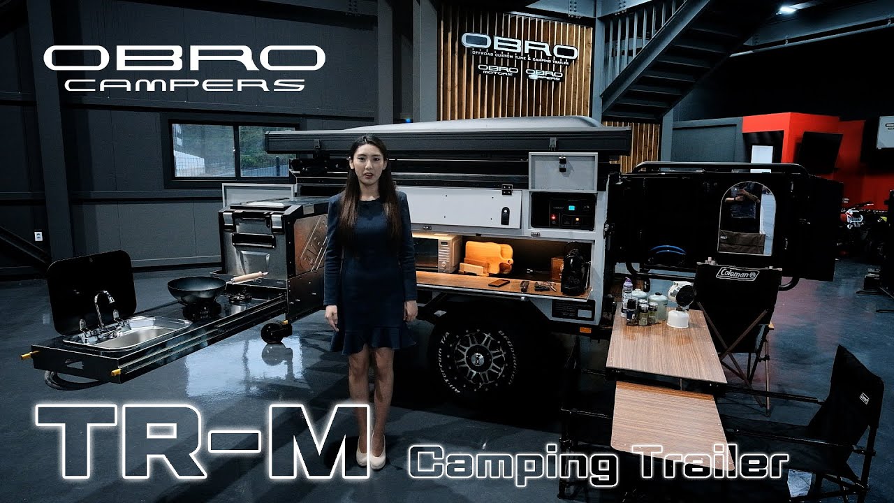 [캠핑 트레일러 TR 시리즈 ] 오브로 TR-M 세부 기능 설명 !! TR-M Walkaround - OBRO Campers ...