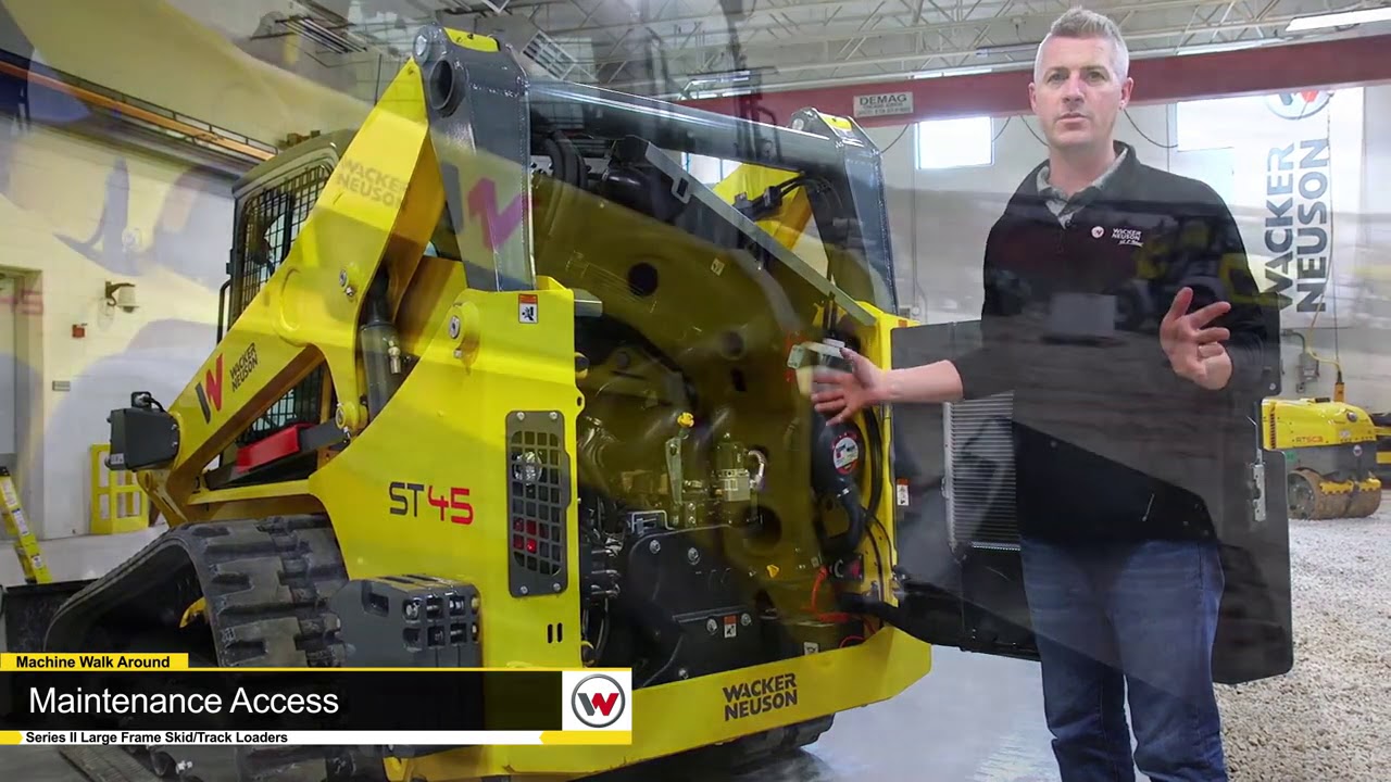 Wacker Neuson Series II Large Frame SSL CTL Walk Around - YouTube