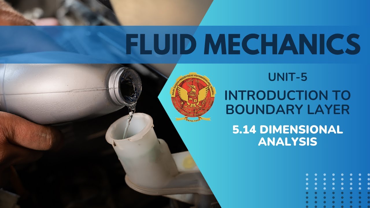 5.14 Dimensional analysis | ME404 | - YouTube