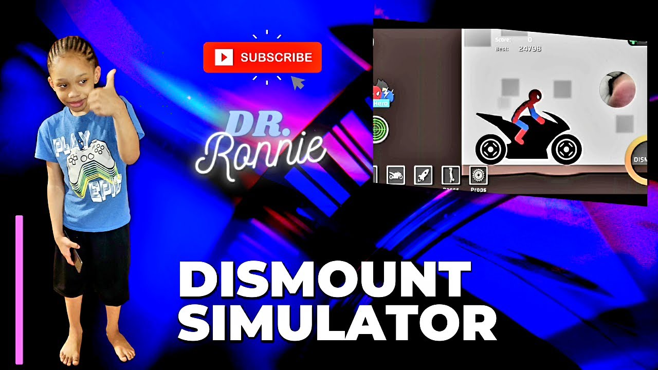 Dismount Simulator with Dr. Ronnie #spiderman #DismountSimulator # ...