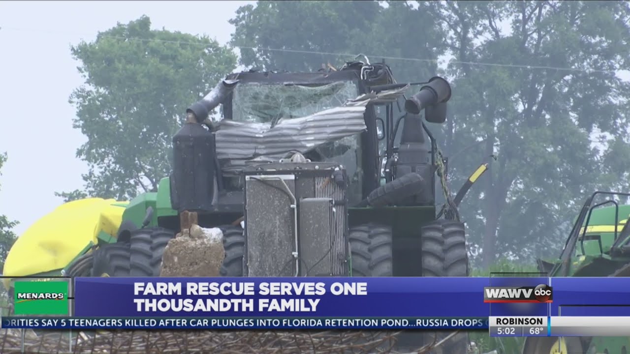Farm Rescue Serves One Thousandth Family - YouTube