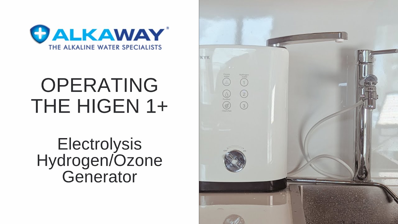 Electrolysis Hydrogen/Ozone | Higen 1+ Operating Instructions - YouTube