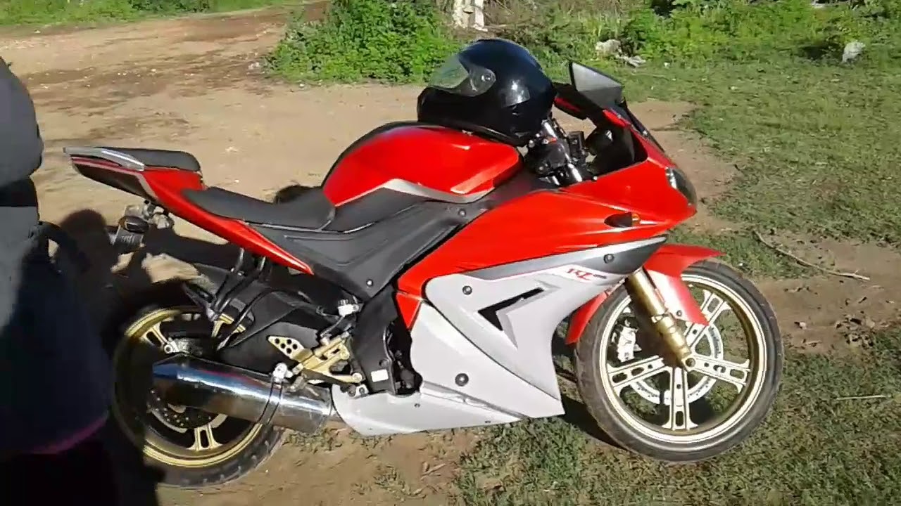 Zanella rz250 colorada muy hermosa - YouTube