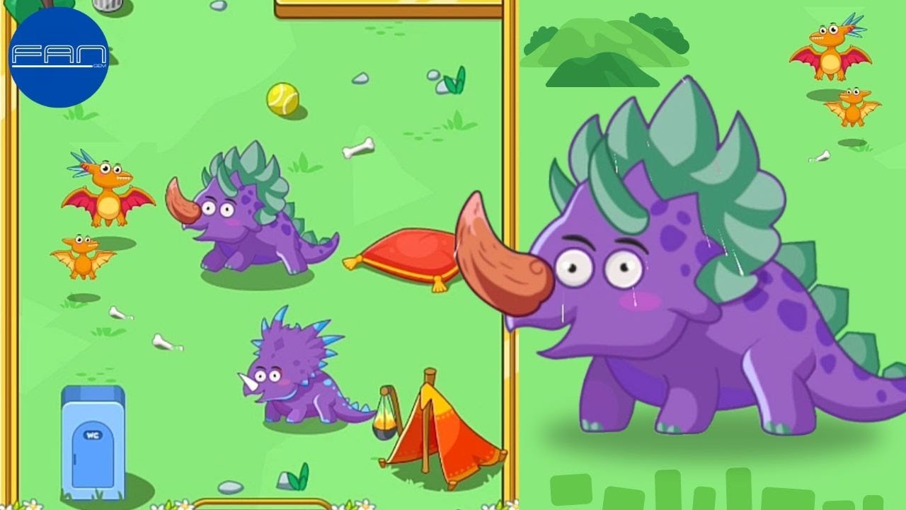 Merge Dinosaur in Dino Zoo - Fossil Digging Game - YouTube