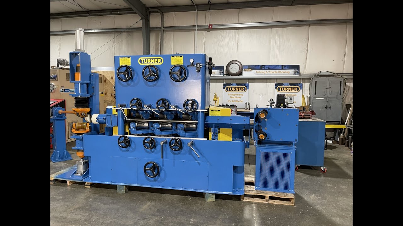 WS4 Rotary Tube Straightener, Entry Cross Roll Feeder and Exit Pinch ...