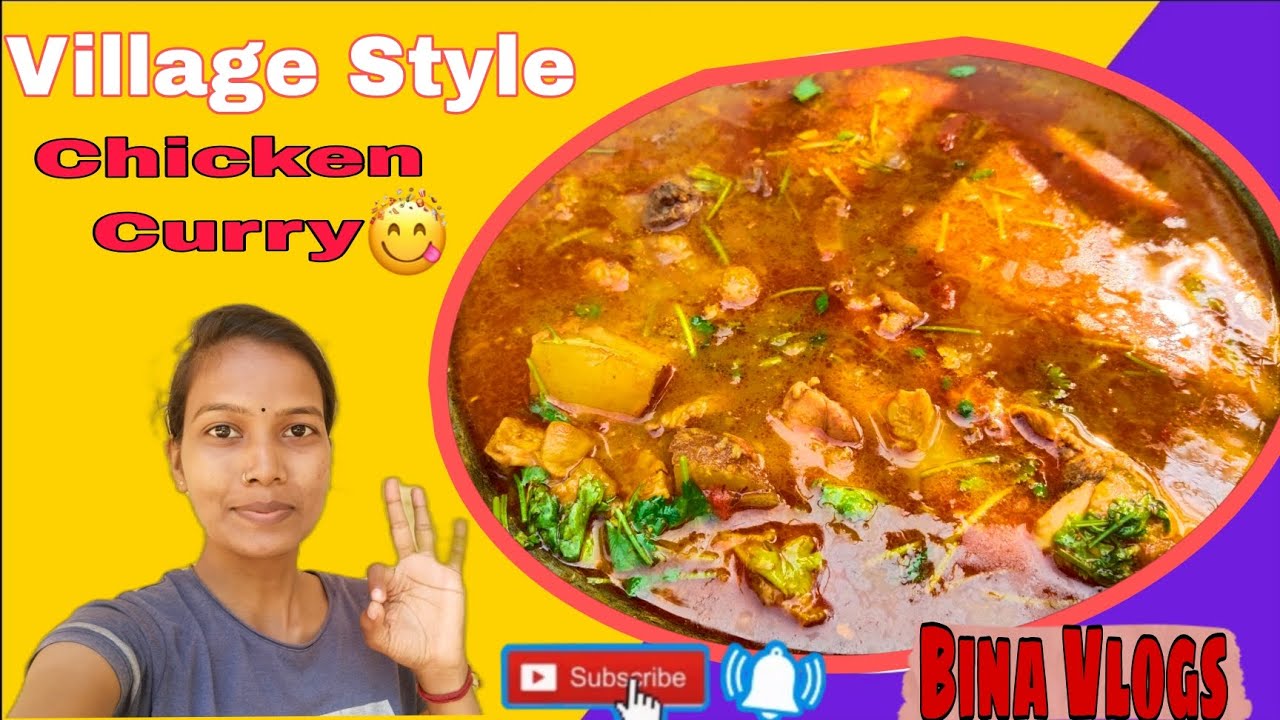 Village style chicken curry ||Chicken recipe|| Village Cooking ...