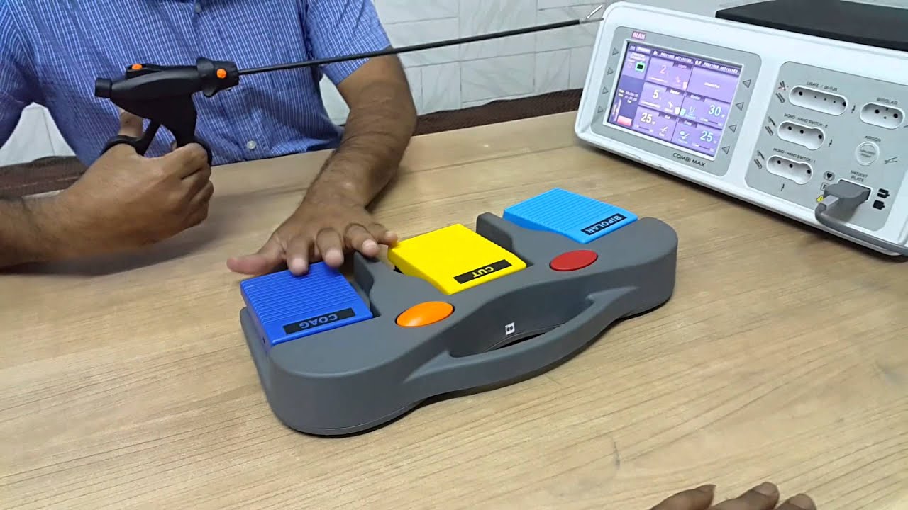 ALAN Vessel Sealing Instrument Use & Wireless Footswitch - YouTube