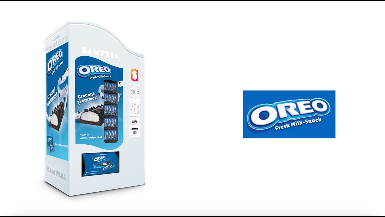 Samplia Romania - Oreo - Fresh Milk Snack - YouTube
