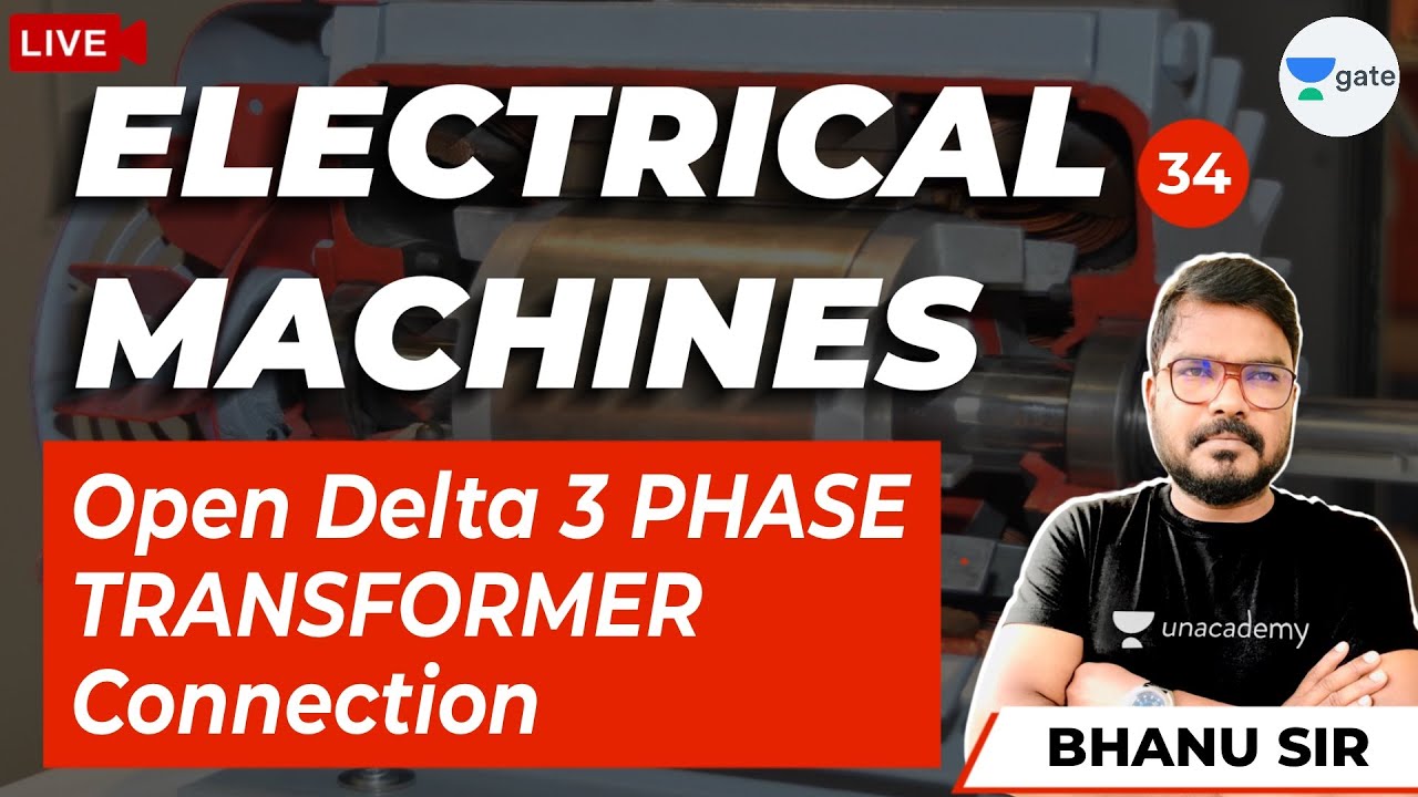 Open Delta 3 Phase Transformer Connection | Lec 34 | Electrical ...