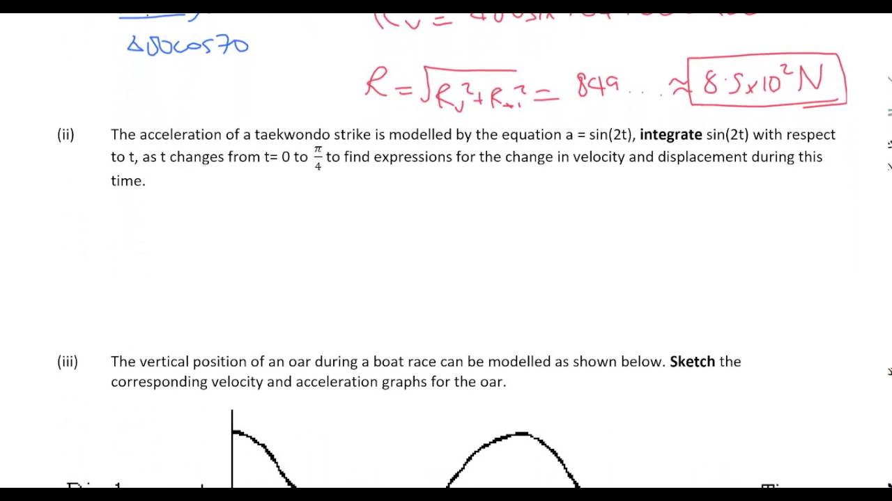 A Level Physics: Advanced Mechanics: Maths, Graphs and Resultants - YouTube
