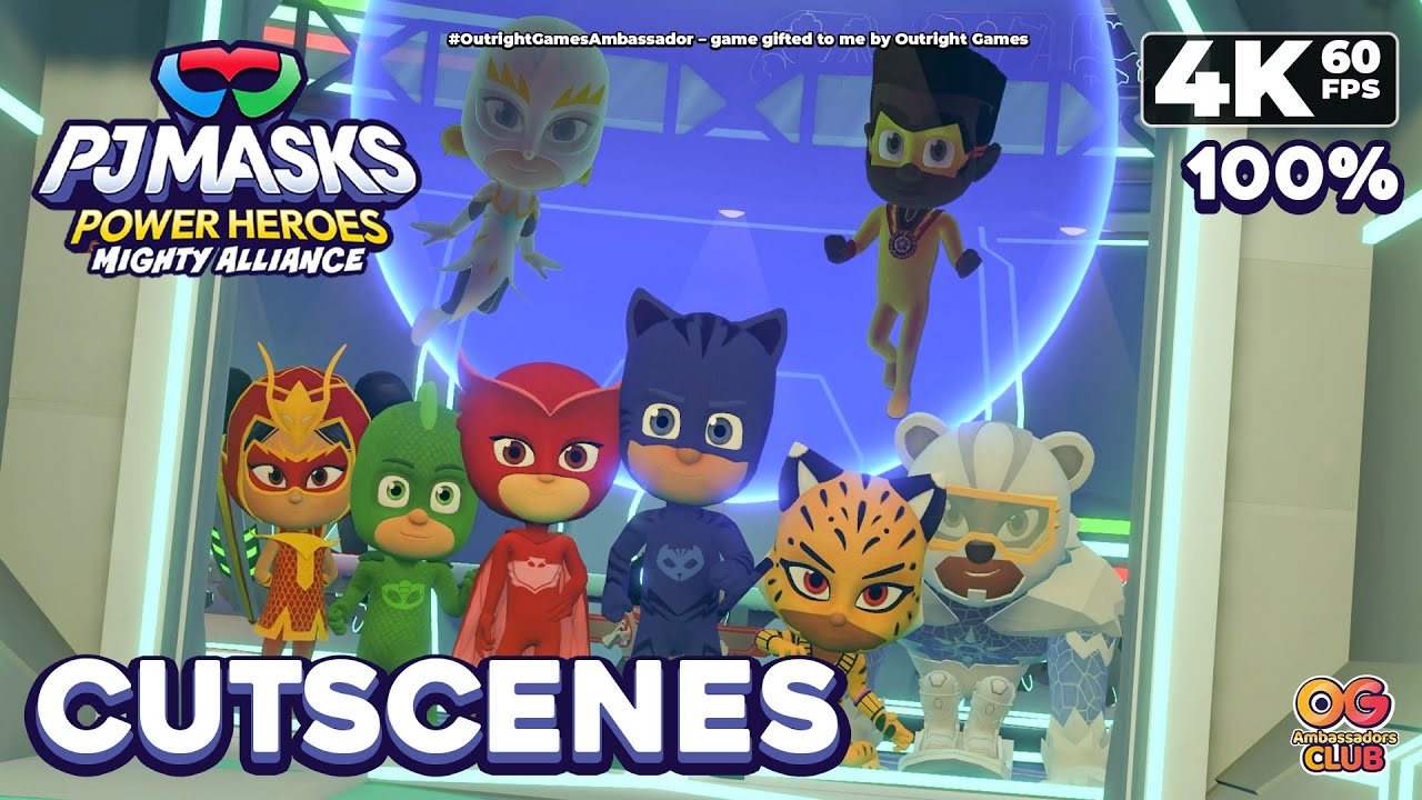 PJ Masks™ Power Heroes: Mighty Alliance - ALL CUTSCENES (4K60 PC) - YouTube