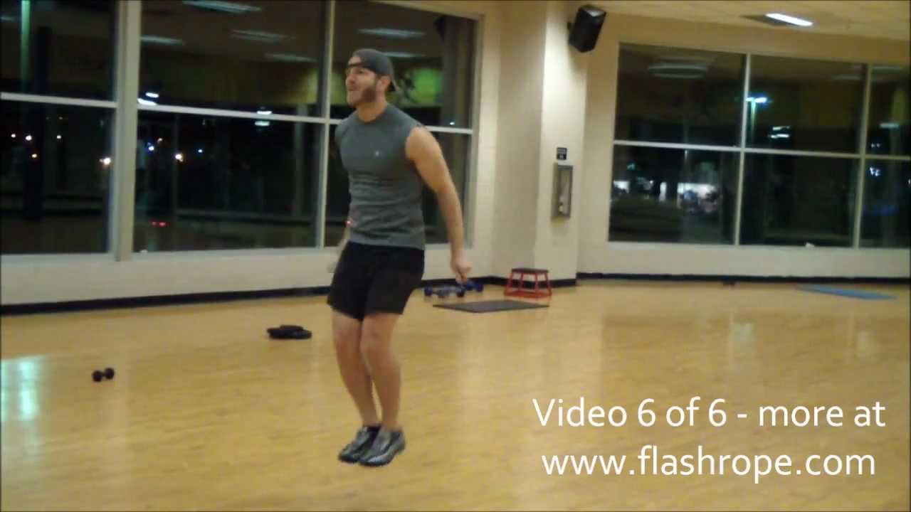 World Record Double Under Jump Rope - 70 Jumps Flash Rope 2012 - YouTube