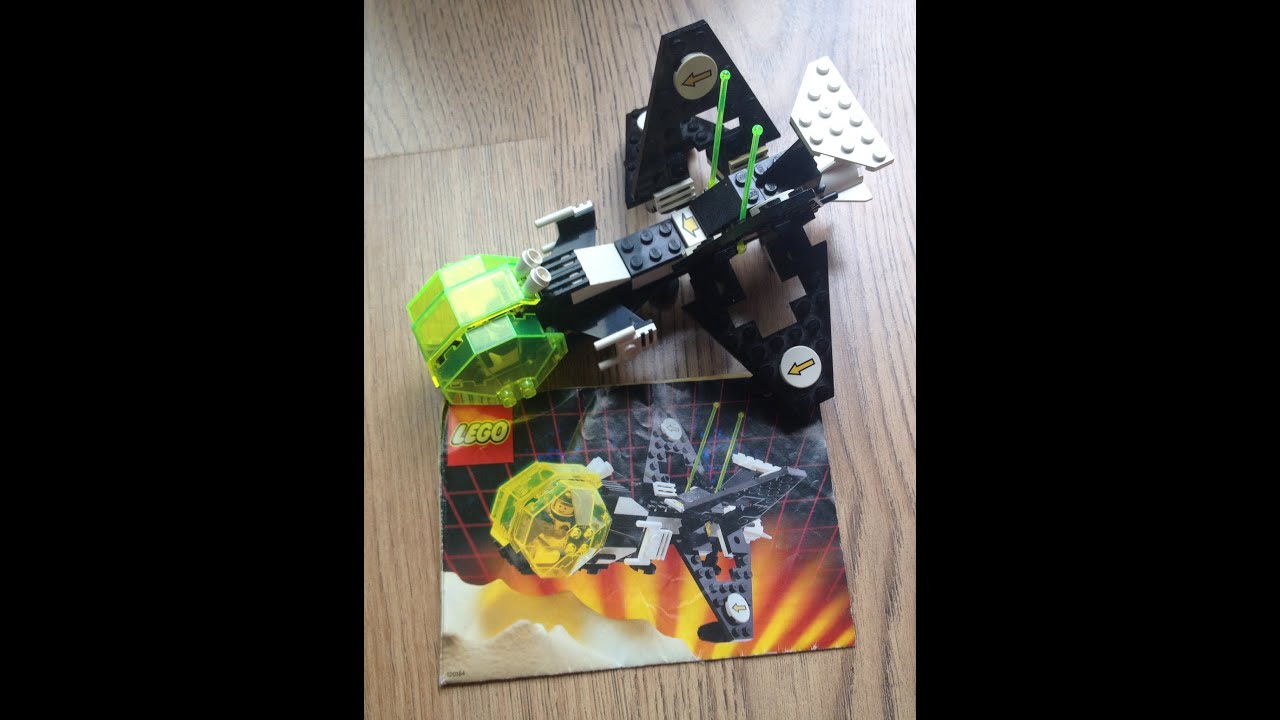 Lego Black Tron 6887 Allied Avenger, Classic 1991 space set!! - YouTube