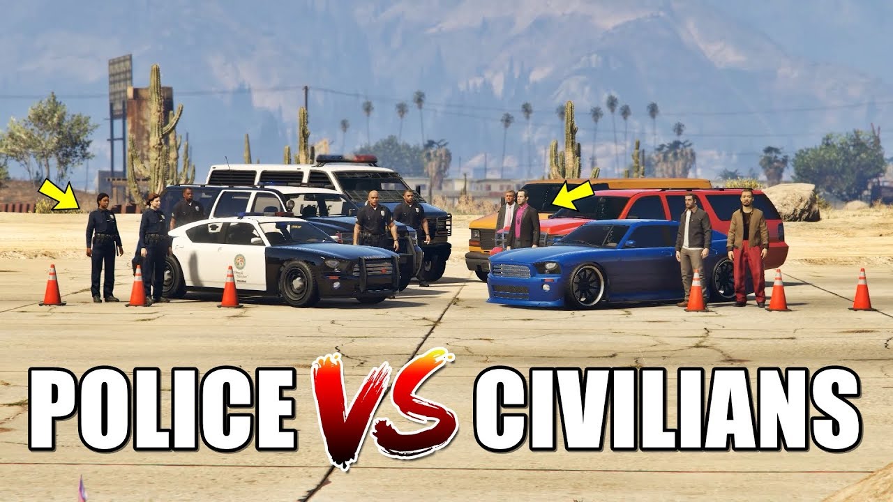 GTA 5 ONLINE - POLICE VS CIVILIANS (WHICH IS BEST?) - YouTube