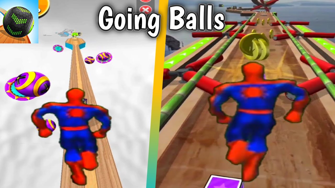 SPIDER MAN RUN | GOING BALLS LEVEL 487 - 489 ANDROID,IOS | MOBILE GAMES ...