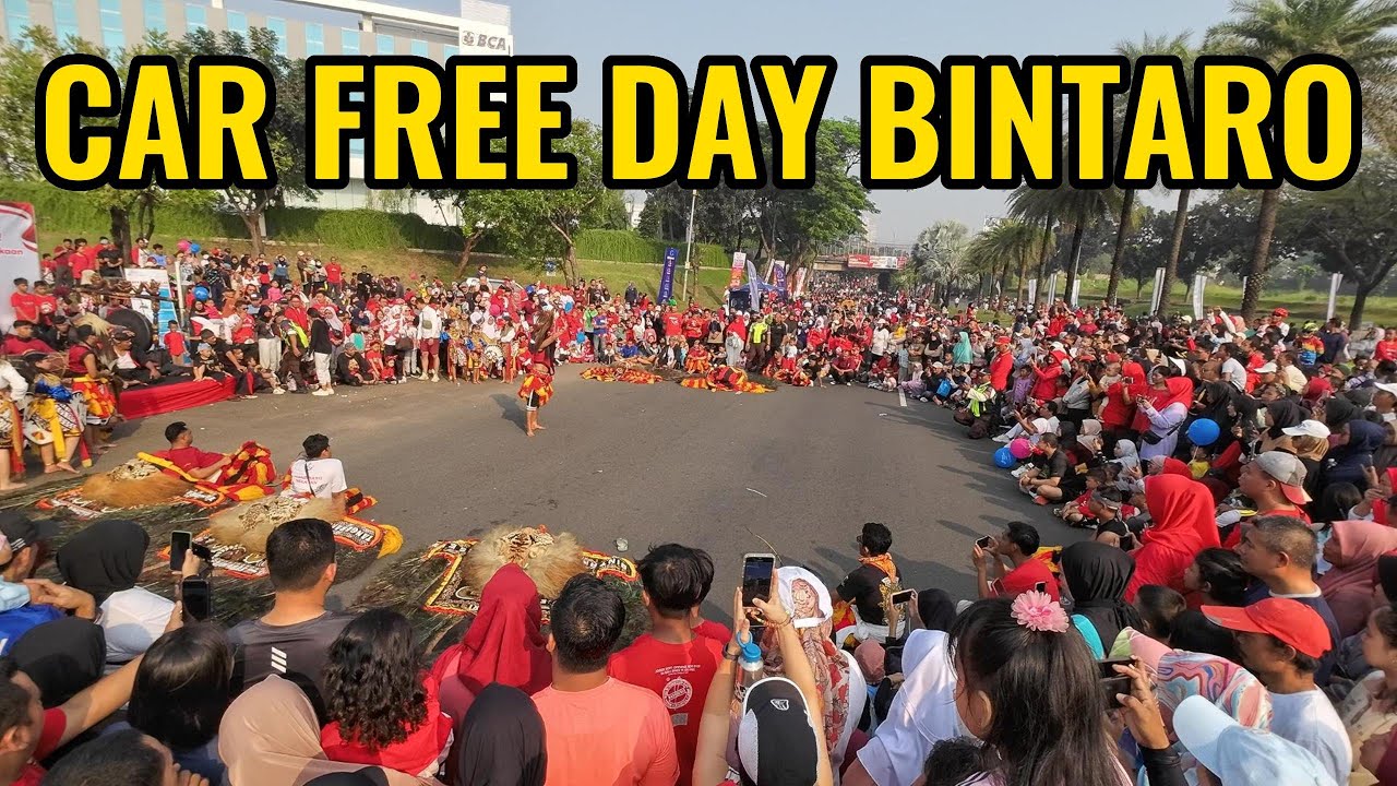 Car Free Day Bintaro! Rute Perjalanan, Info Tempat Parkir dan Suasana ...