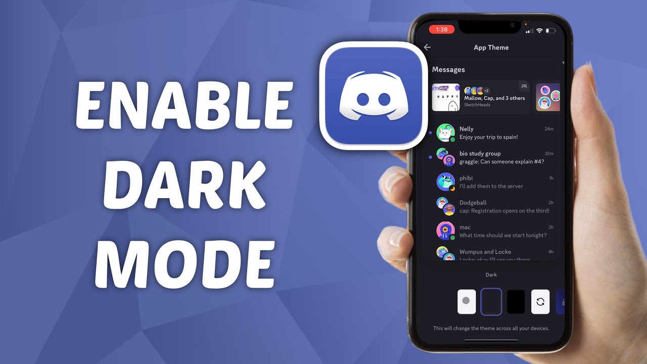 How to Enable Dark Mode on Discord Mobile! (2025) - YouTube