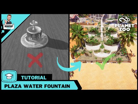 Planet Zoo: Water Fountain Tutorial - Step By Step Beginners Guide To ...
