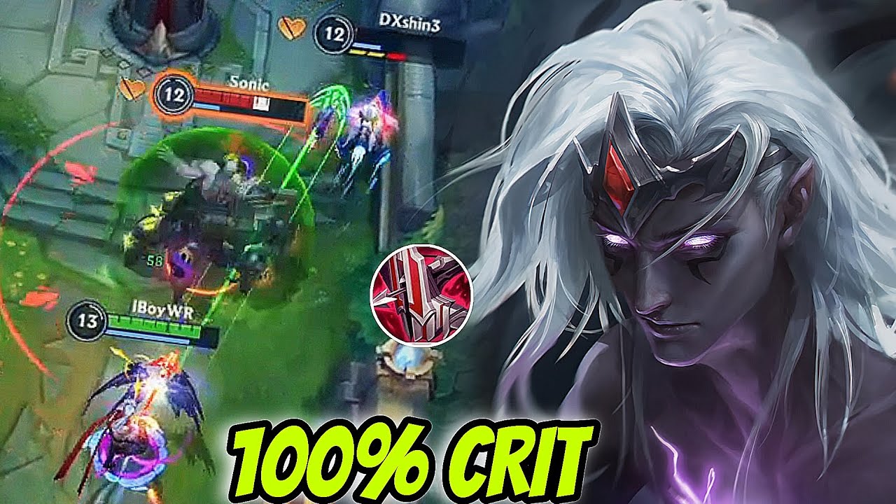 WILD RIFT ADC // THIS VARUS IS UNBREAKABLE WITH 100% CRIT BUILD PATCH 5 ...