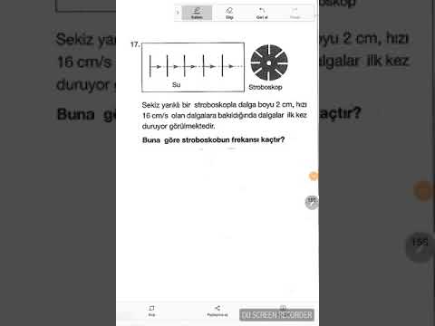 Stroboskop soru çözümü www.ayhancirkin.com
