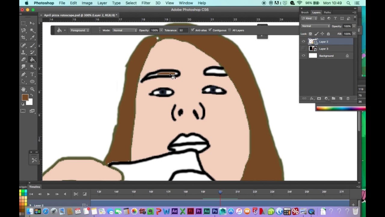 Tutorial - How to Do Rotoscoping In Adobe Photoshop - YouTube