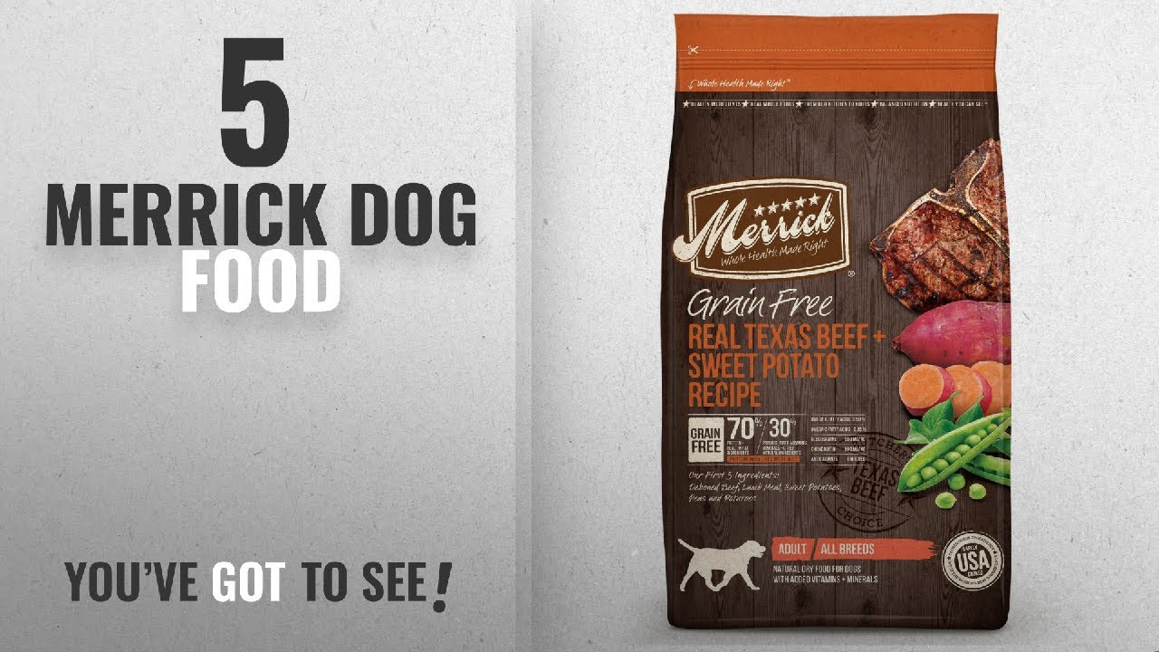 Top 5 Merrick Dog Food [2018 Best Sellers]: Merrick Grain Free Real ...