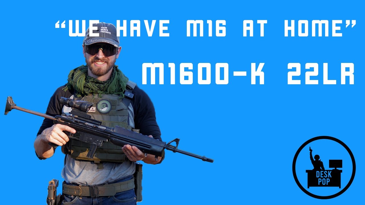 THE M16 AT HOME | ARMSCOR M1600-K | 22LR REVIEW - YouTube