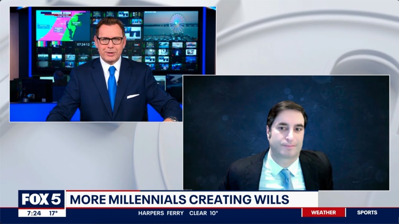 Jeffrey D Katz Speaks with WTTG: More Millennials creating wills - YouTube