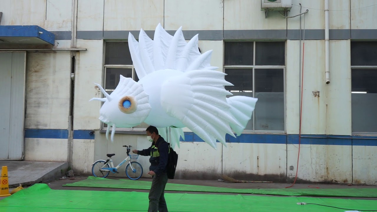 Advertising Inflatables Fish For Parade Decoration - YouTube