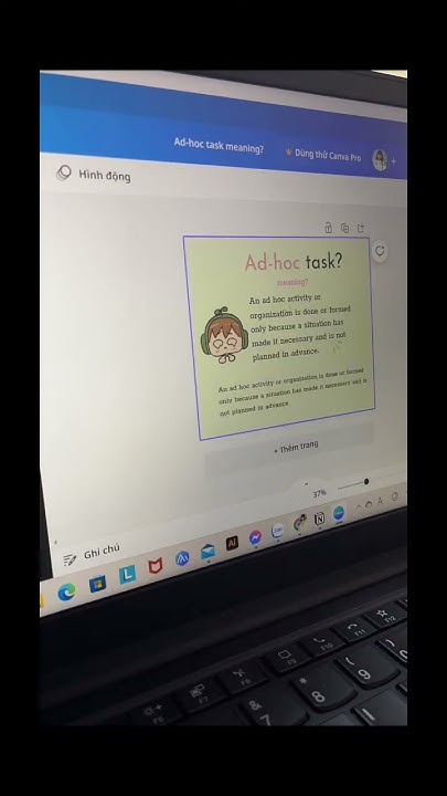 Ad-hoc task meaning? - YouTube