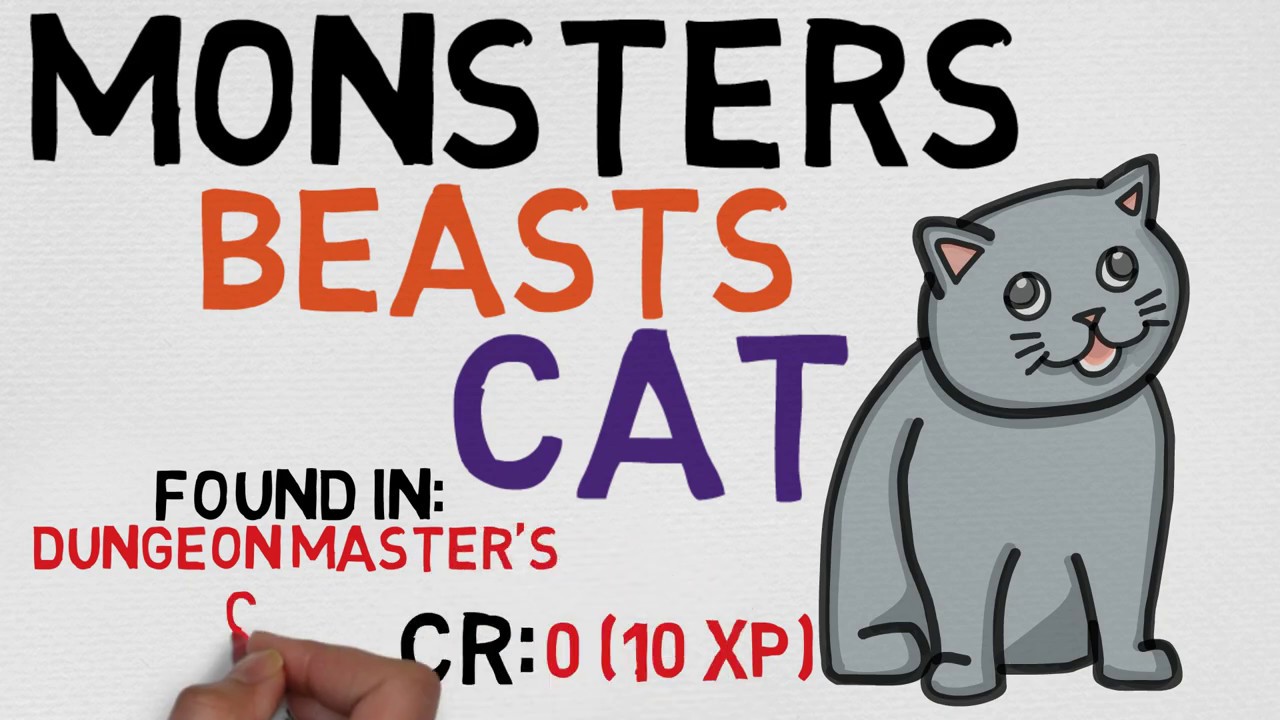 Beast #5: Cat (DnD 5E Monsters) - YouTube
