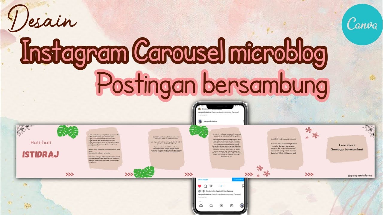 Cara Membuat Foto Atau Gambar Bersambung Instagram Carousel Cara Membuat Foto Atau Gambar Bersambung Instagram Carousel