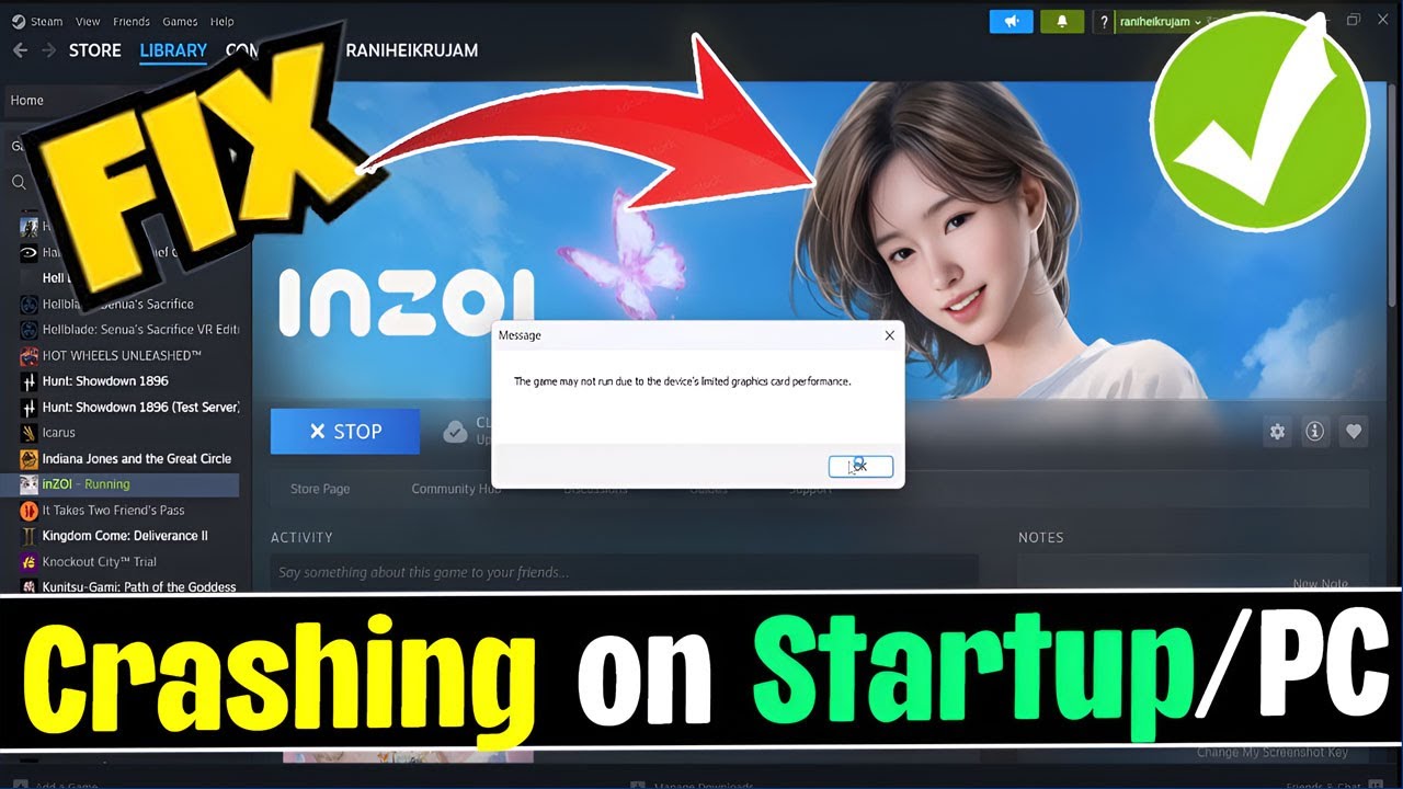 Fix inZOI Crashing, Crash On Startup, Crash To Desktop (CTD) & Freezing ...
