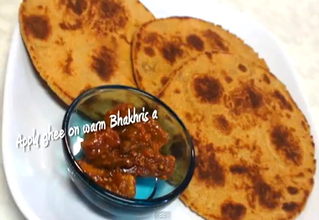 Gor Bhakhri or Gur Ki Roti - Mithi Roti video recipe - Bhavna's Kitchen ...