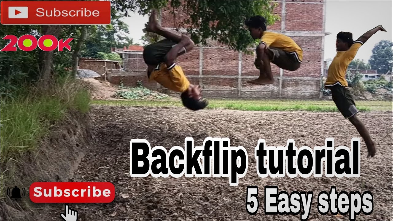 Backflip tutorial || Best 5 easy step || बैकफ्लिप ट्यूटोरियल 5 ईजी ...
